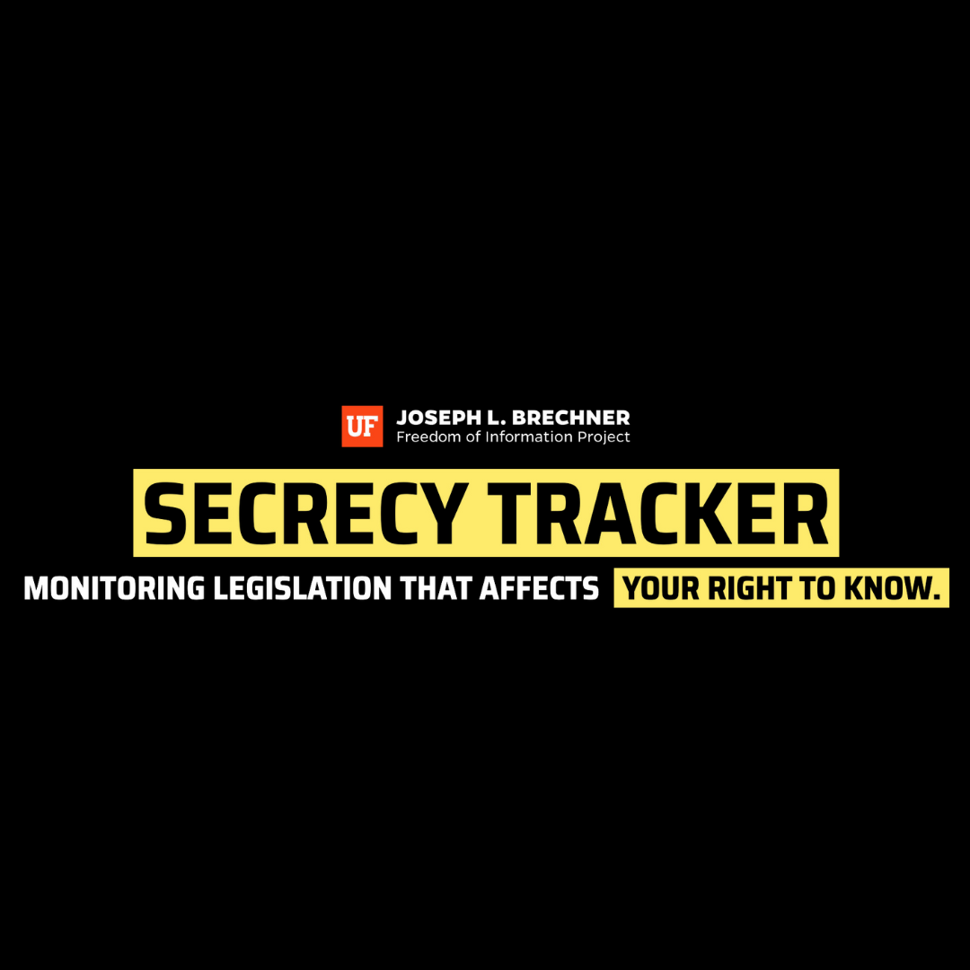 Brechner FOI Project launches national Secrecy Tracker to monitor ...